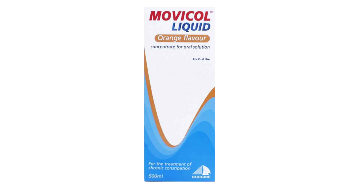 Movicol Liquid Orange Flavour 500ml