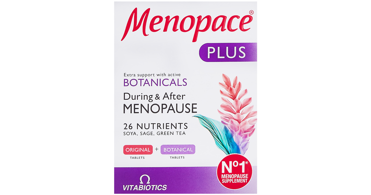 Menopace Plus Tablets Pack of 56 | Extra nutritional support during the ...