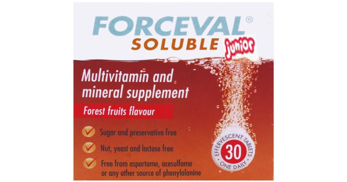 Forceval Soluble Junior Effervescent Tablets Pack Of 30