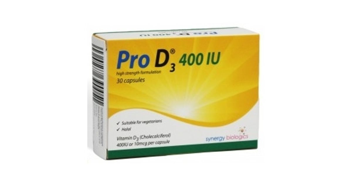 Pro D3 400iu Capsules Pack of 30