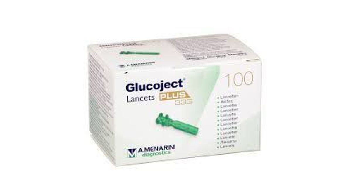 Glucoject Lancets Plus Pack of 100