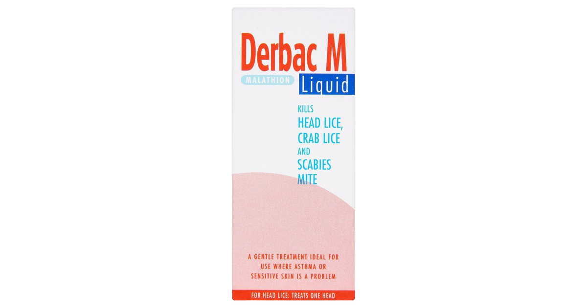 Derbac-M Liquid 150ml: Effective Head Lice & Scabies Treatment
