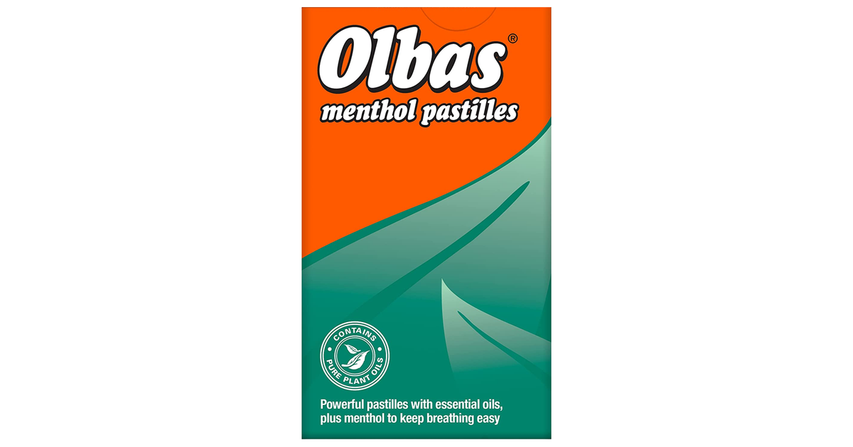 Olbas Menthol Pastilles 45g: Soothe Colds & Coughs