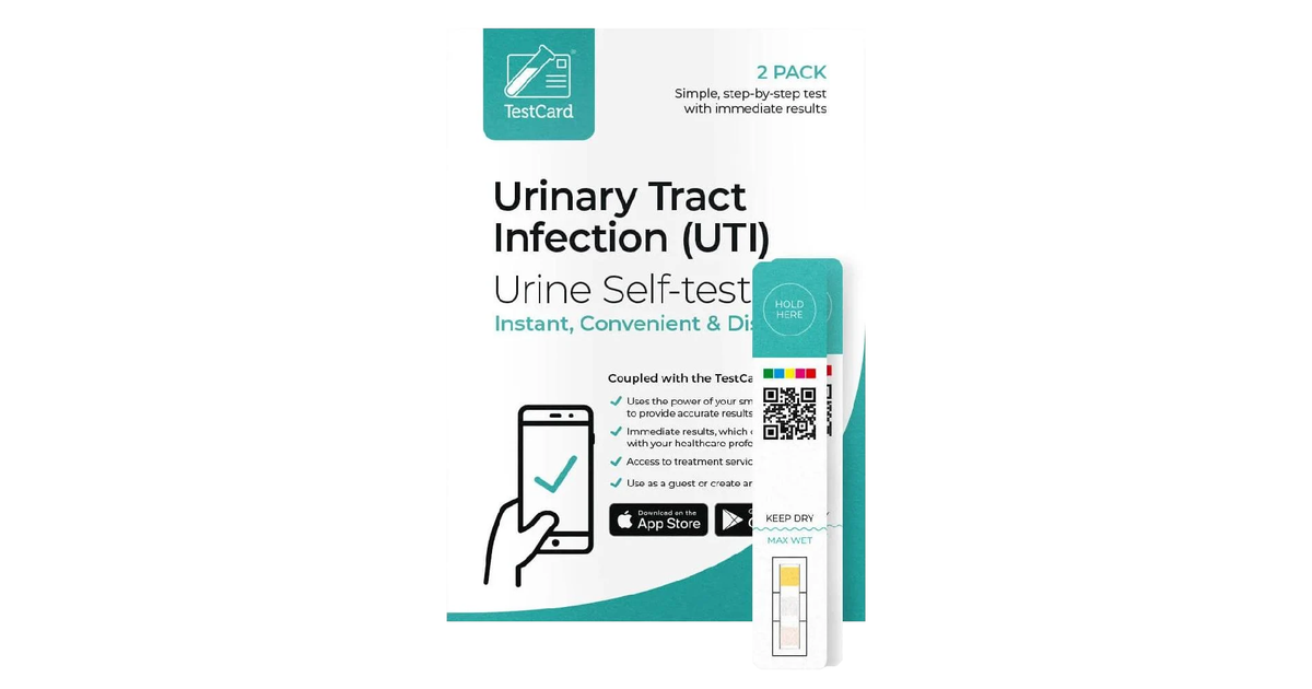 TestCard Urinary Tract Infection Kit Pack of 2