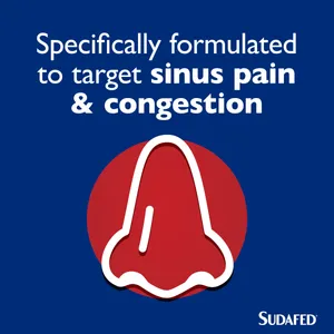 Sudafed Sinus Pressure & Pain Tablets 12 | Fast UK Relief