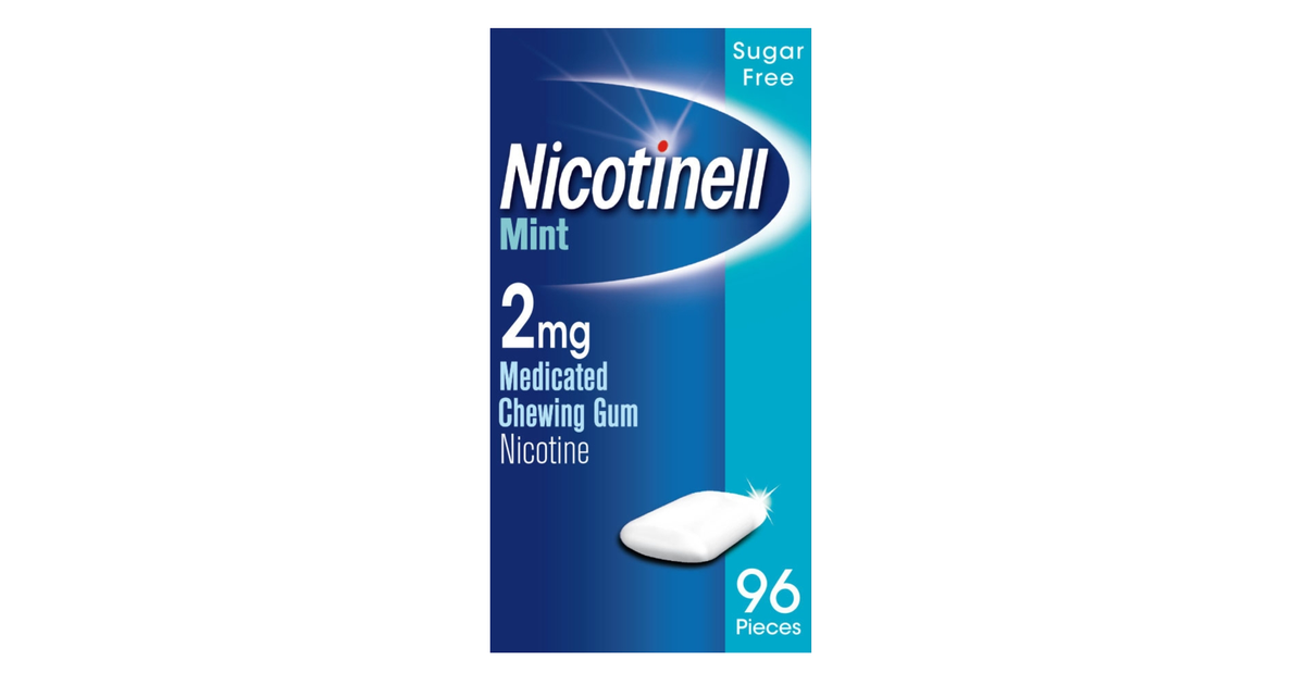 Nicotinell 2mg Chewing Gum Mint 96 Pieces