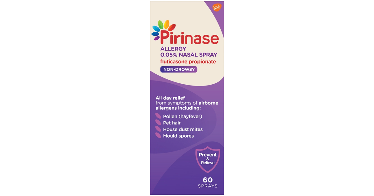 Pirinase Hayfever Nasal Spray 60 Dose