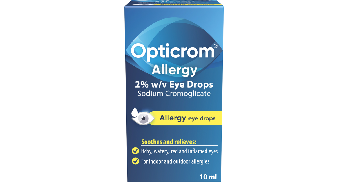 Opticrom Allergy Eye Drops 10ml: Rapid Relief for Itchy Eyes
