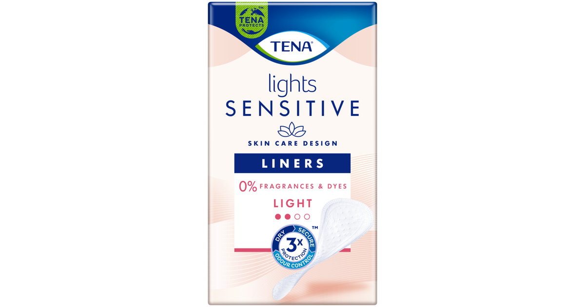 TENA Lights Liner Light Pack of 28
