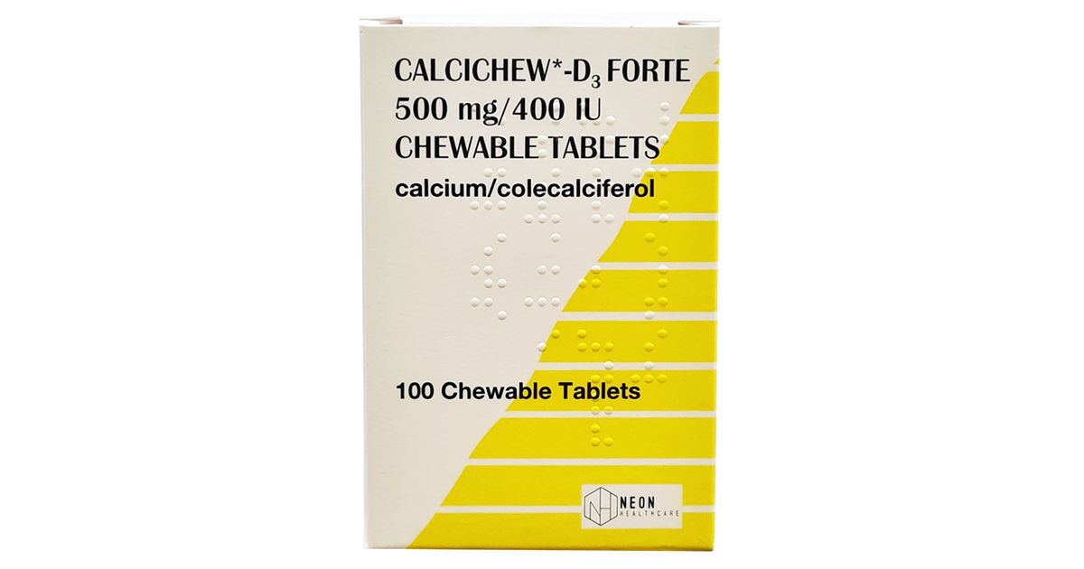 Calcichew D3 Forte Chewable Tablets Pack of 100