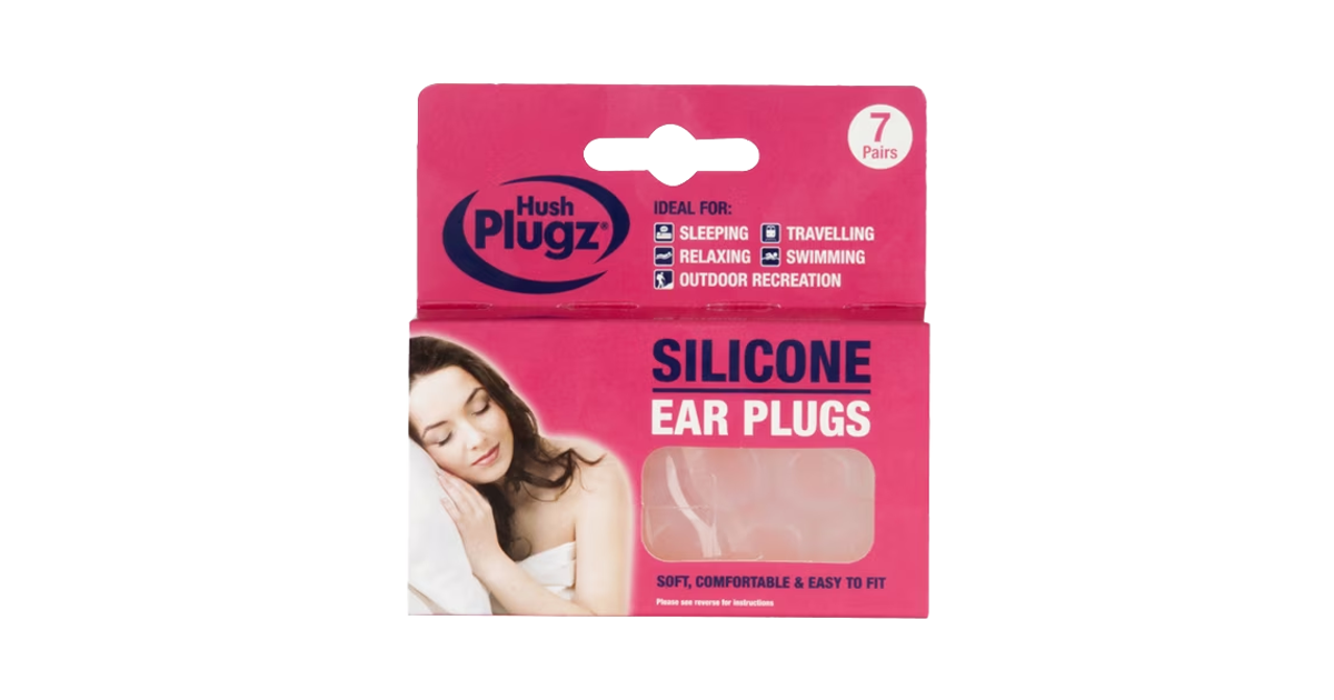 Hush Plugz Silicone Ear Plugs 7 Pairs