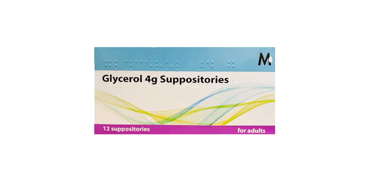 Glycerol 4g Suppositories Pack of 12