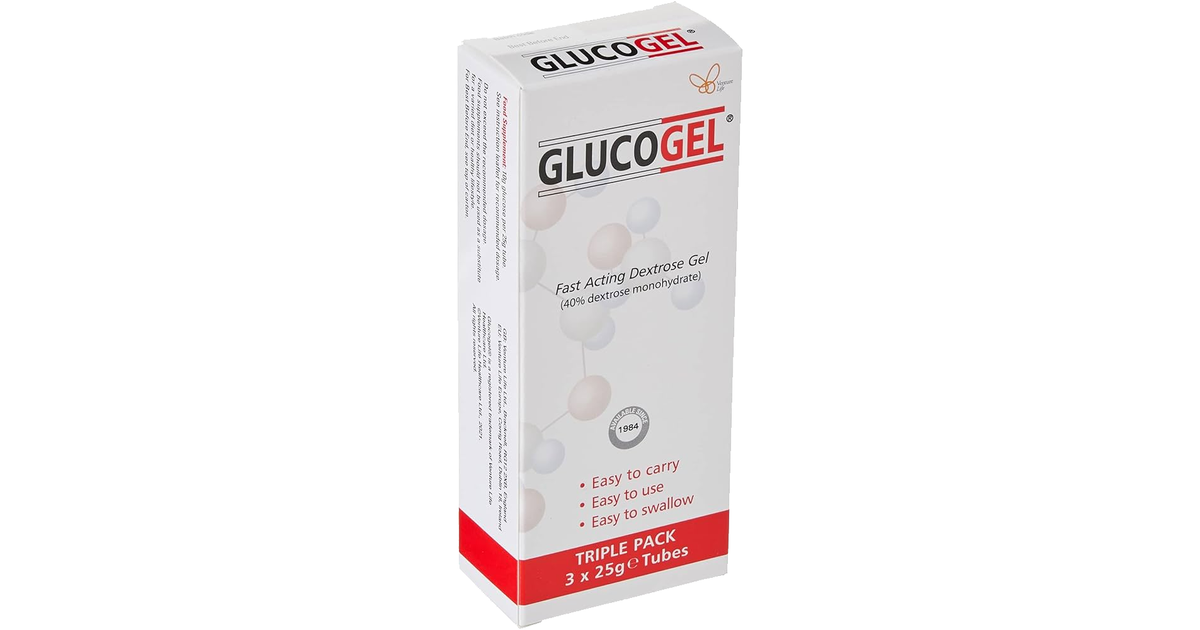 Glucogel Dextrose Gel 40% 3x 25g Pack of 3