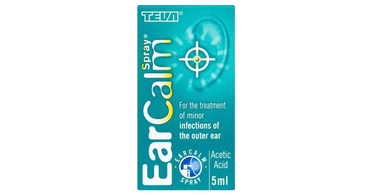 EarCalm Spray 5ml for Superficial Ear Infections