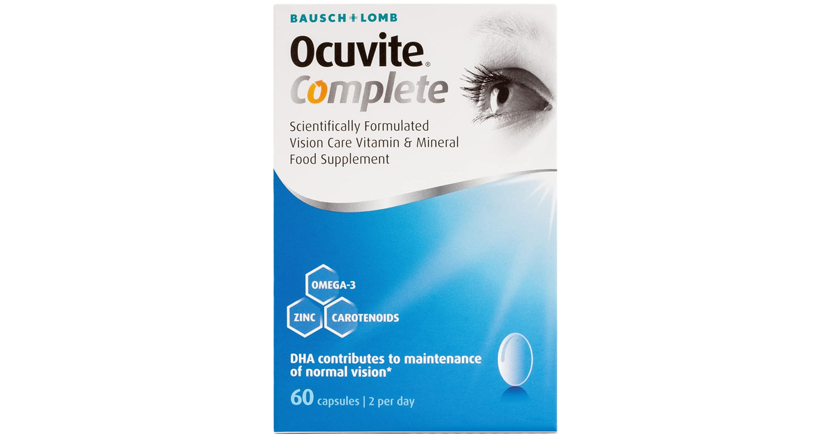 Ocuvite Complete Eye Vitamins & Minerals Capsules Pack of 60