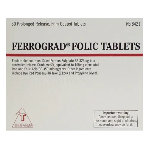 Ferrograd C Filmtabs Blister Pack of 30
