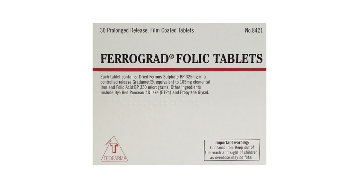 Ferrograd Folic Tablets Pack of 30