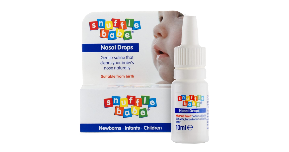Snufflebabe Nasal Drops 10ml: Gentle Baby Congestion Relief
