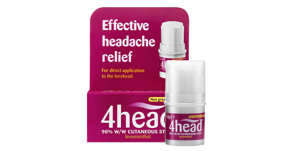 4head Stick for Topical Headache Relief | Weldricks