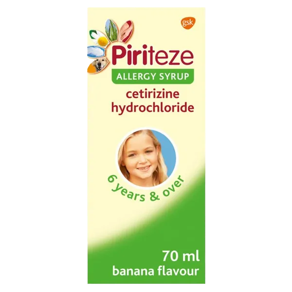 Piriteze Allergy Syrup 70ml