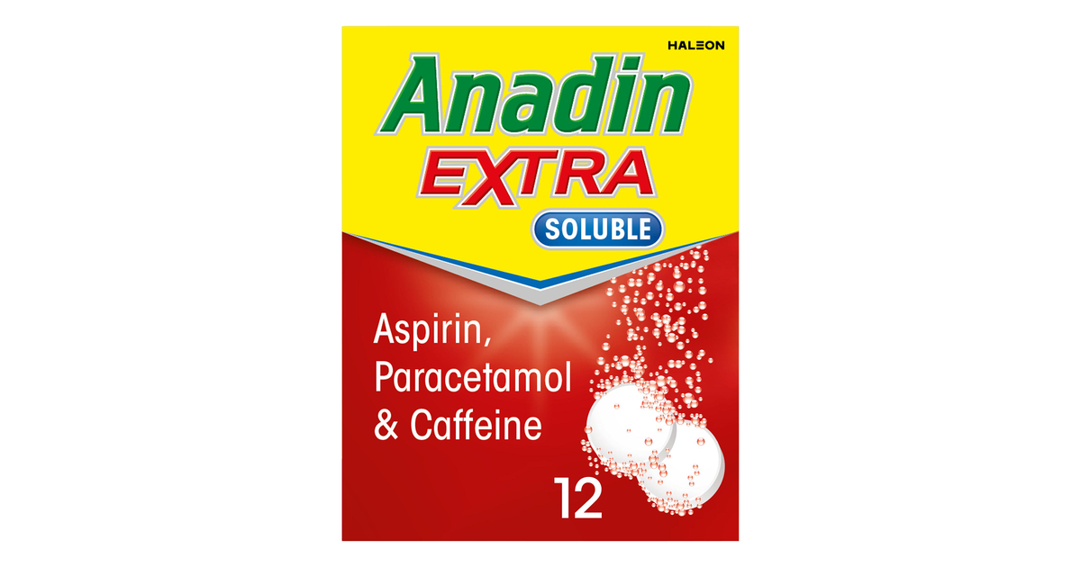 Anadin Extra Soluble Tablets Pack of 12