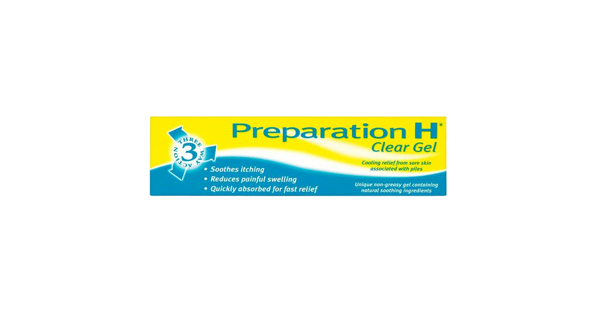 Preparation H Clear Gel 50g Fast Haemorrhoid Relief | Weldricks