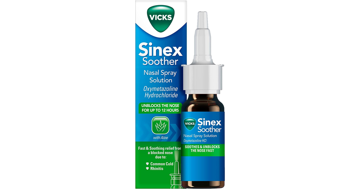 Vicks Sinex Soother Nasal Spray | Soothing 12hr Congestion Relief