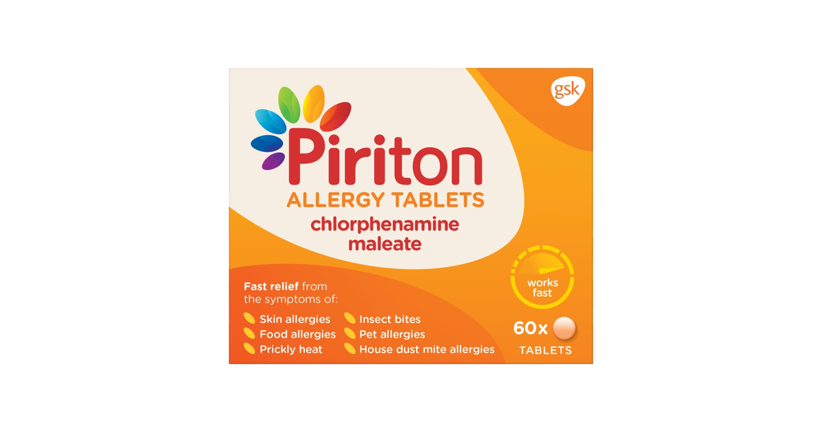 Piriton Allergy 60 Tablets