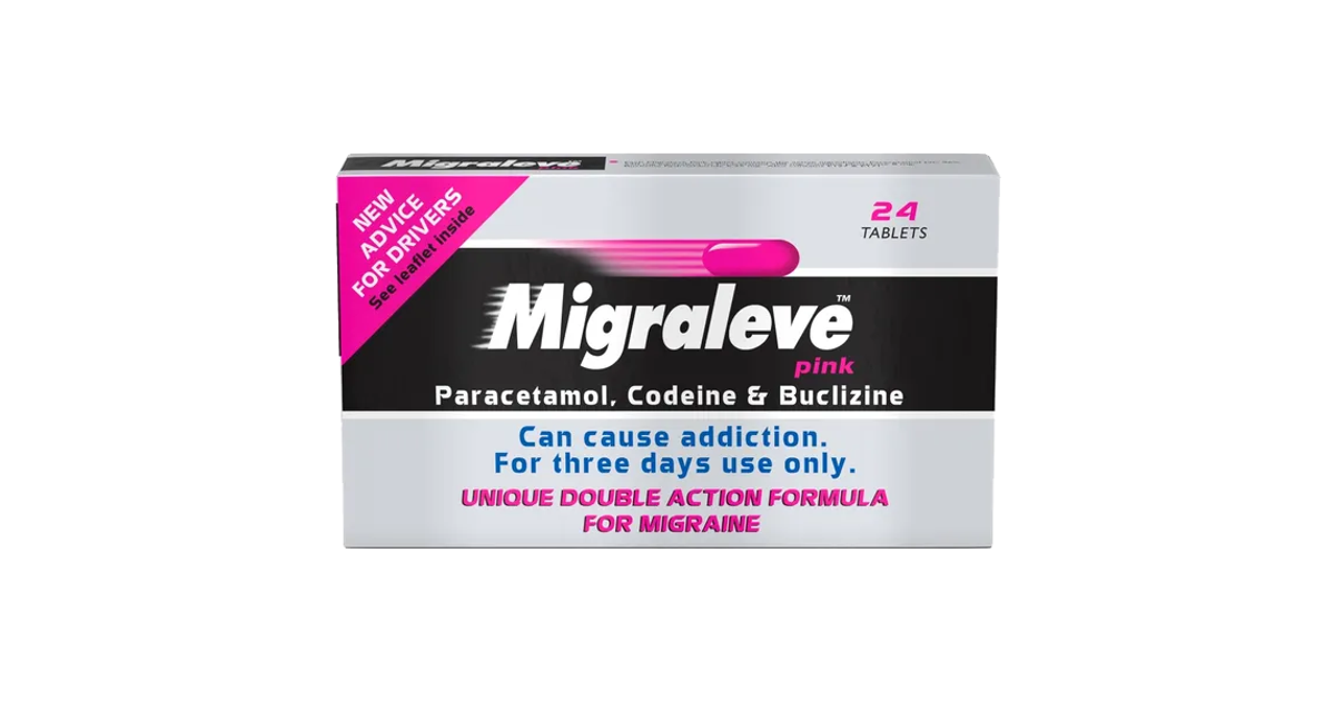 Migraleve Pink Tablets Pack of 24