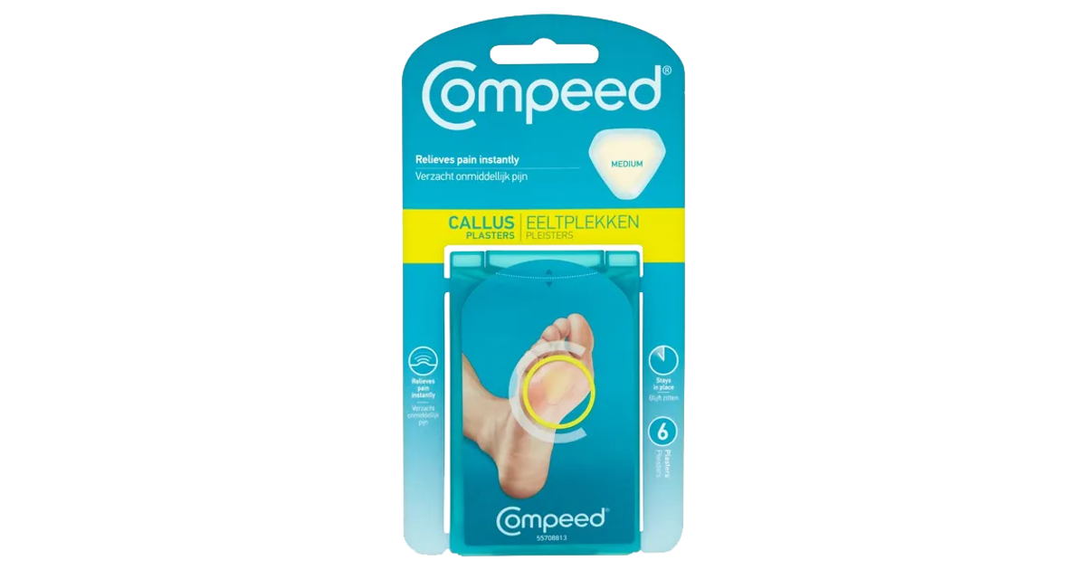 Compeed Callouses Plasters Pack of 6