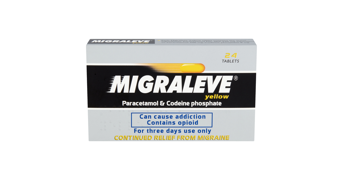 Migraleve Tablets Yellow Pack Pack of 24