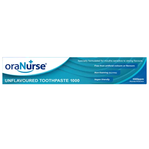 OraNurse Fluoride Free Unflavoured Toothpaste 50ml