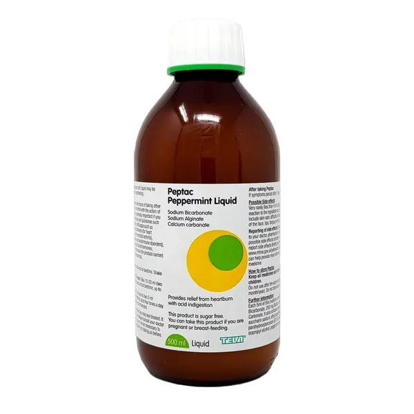 Peptac Antacid Liquid Peppermint 500ml