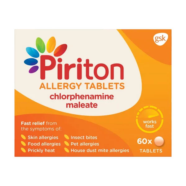 Piriton Allergy Tablets Pack of 60